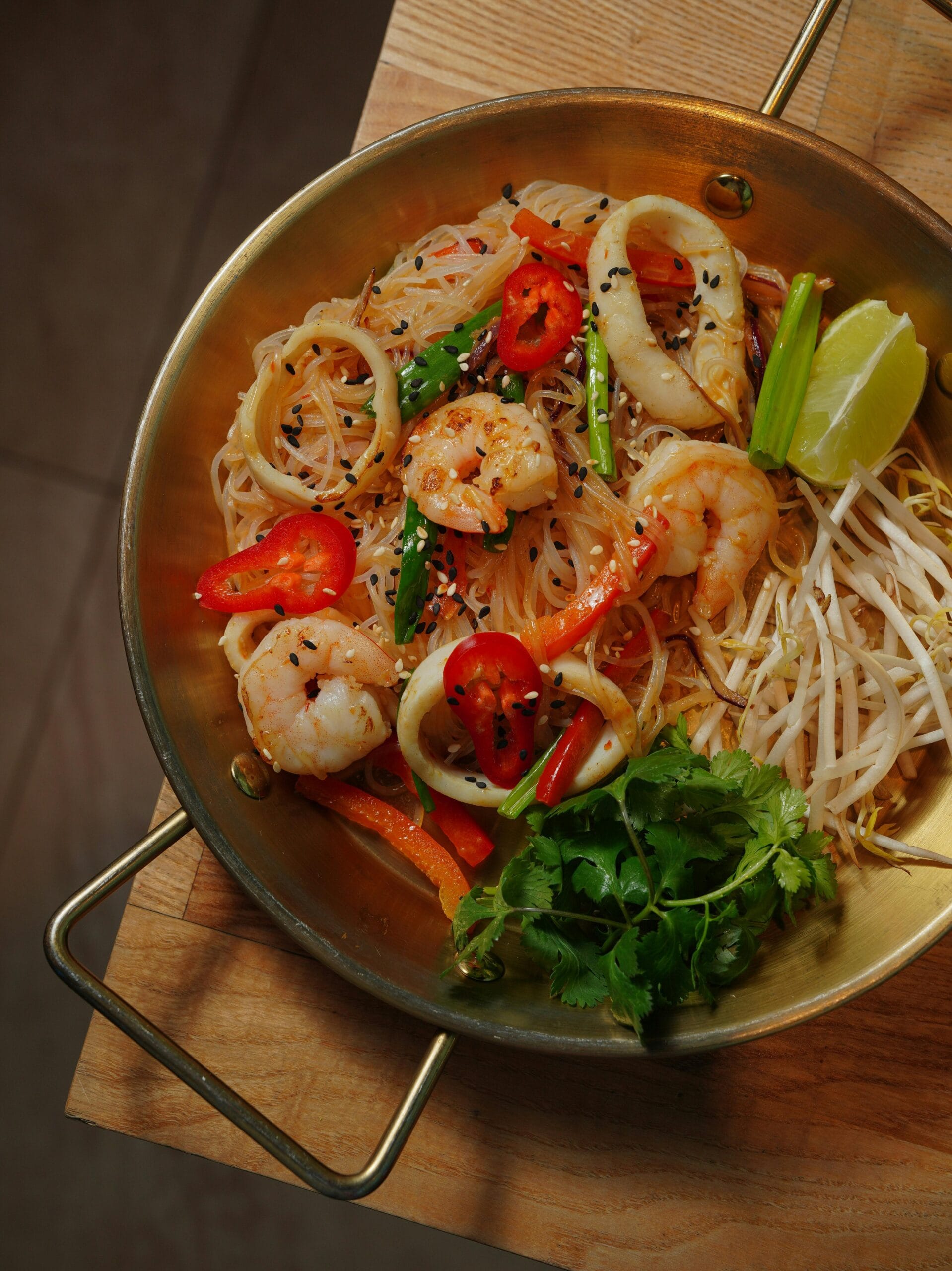 Pad Woon Sen With Shrimp: Glass Noodles Done Right