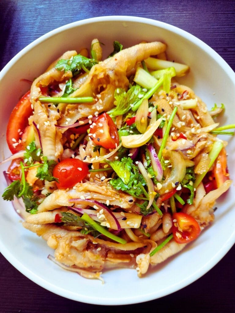 How To Make Thai Chicken Feet Salad At Home